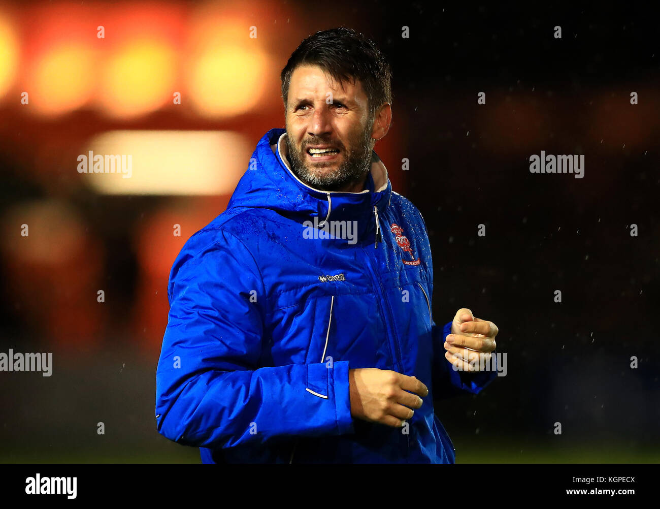 Lincoln City manager Danny Cowley Stock Photo - Alamy