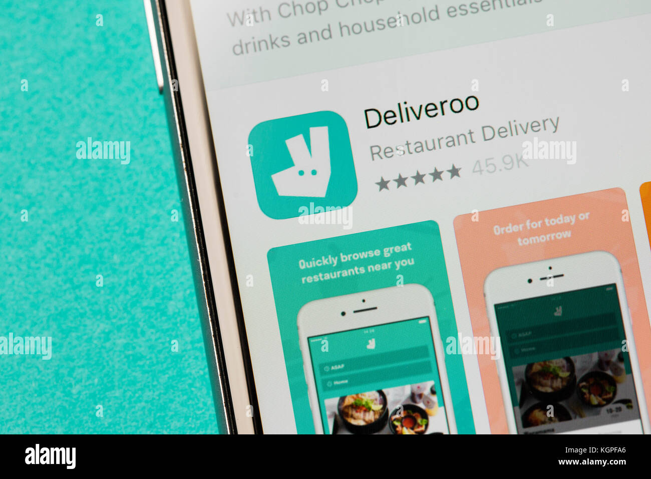 Deliveroo sign hi-res stock photography and images - Alamy