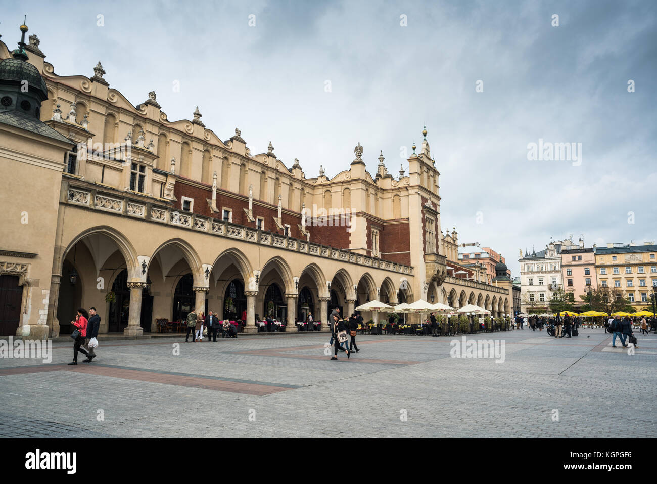 Main market Square, Krakow, Poland, Europe Stock Photo - Alamy