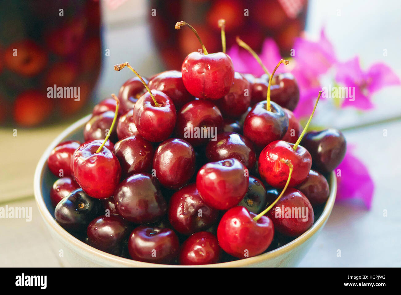 Cherry Brandy In Jar High Resolution Stock Photography and Images - Alamy