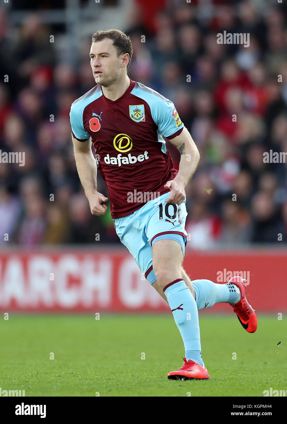 Burnley's Ashley Barnes Stock Photo - Alamy
