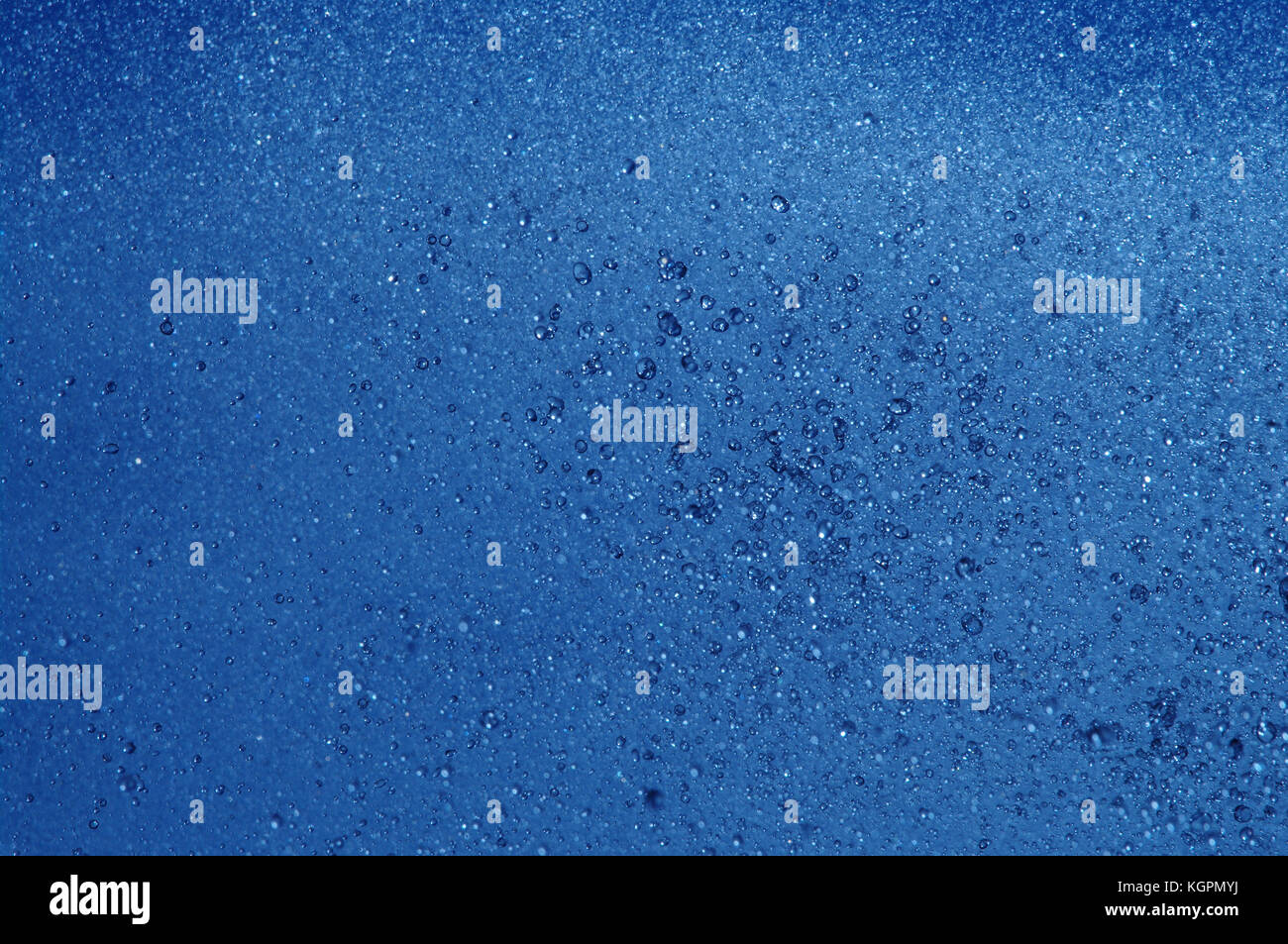 blue summer raindrops falling Stock Photo - Alamy