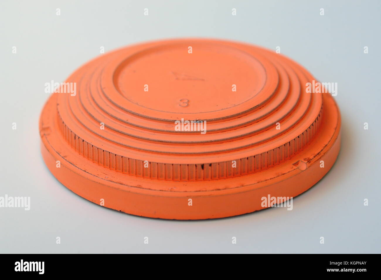 orange clay pigeon Stock Photo - Alamy