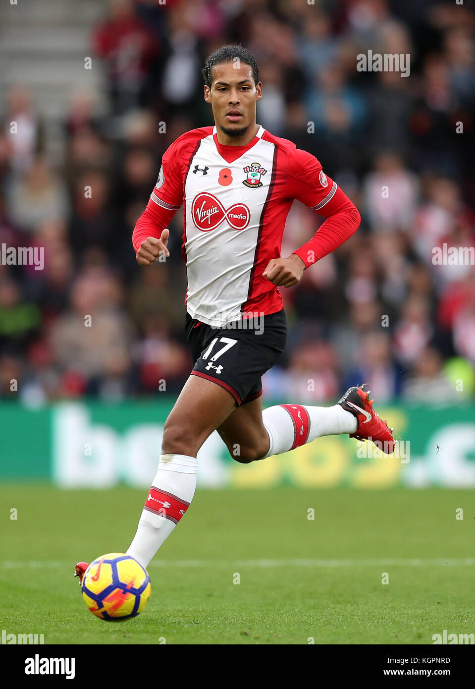 Southampton's Virgil van Dijk Stock Photo - Alamy