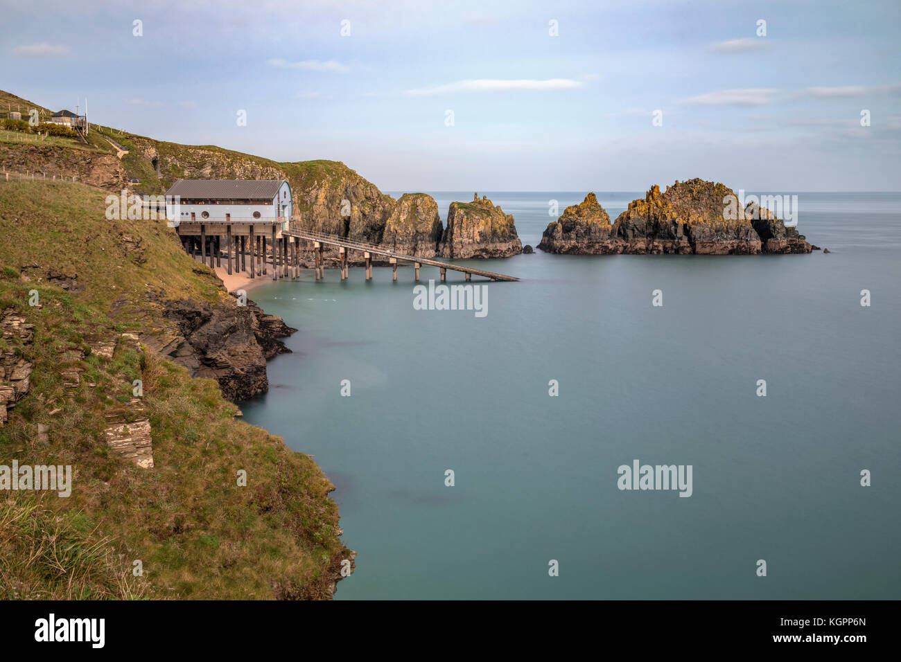 Trevose Head Lifeboat Station, Cornwall, England, UK Stock Photo - Alamy