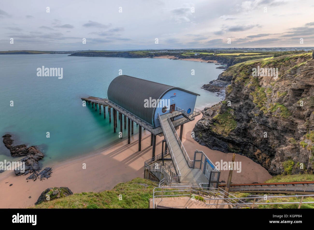Trevose Head Lifeboat Station, Cornwall, England, UK Stock Photo - Alamy