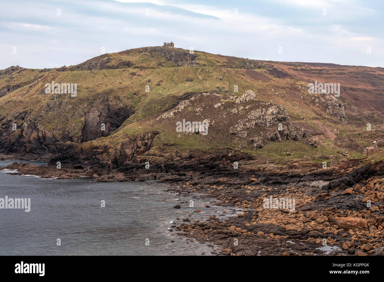 Cape Cornwall, St Just, Cornwall, England, UK Stock Photo - Alamy