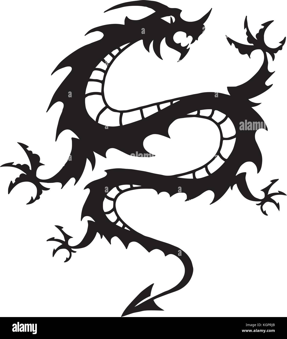 Dragon Vector Image High Resolution Stock Photography and Images - Alamy