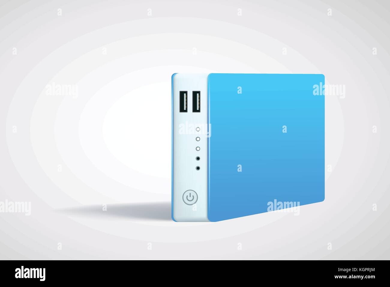 White portable power bank Stock Vector Images - Alamy