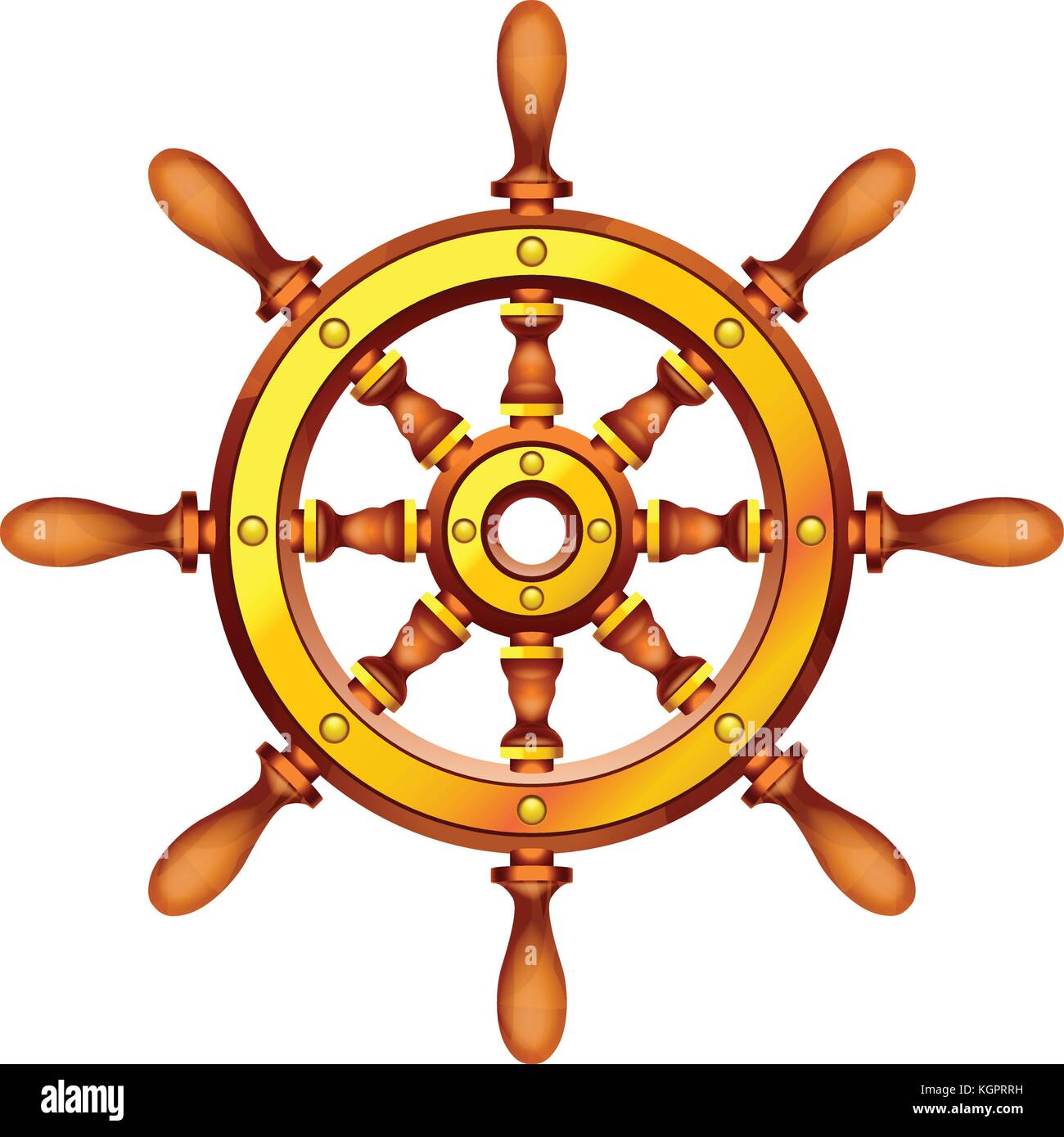 boat wheel 2 Stock Vector Image & Art - Alamy