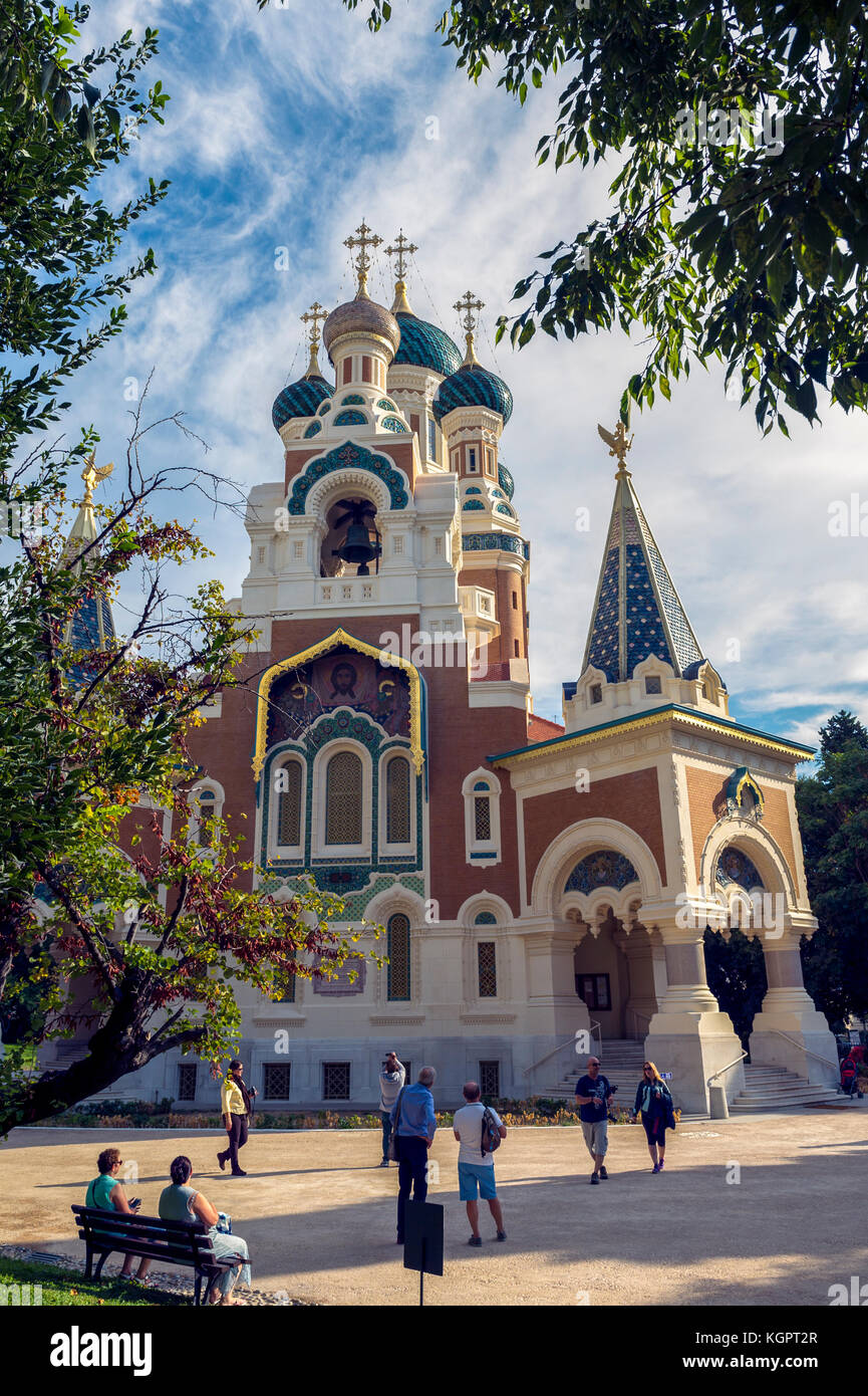 Europe. France. Alpes-Maritimes (06) Nice. The Russian Orthodox ...