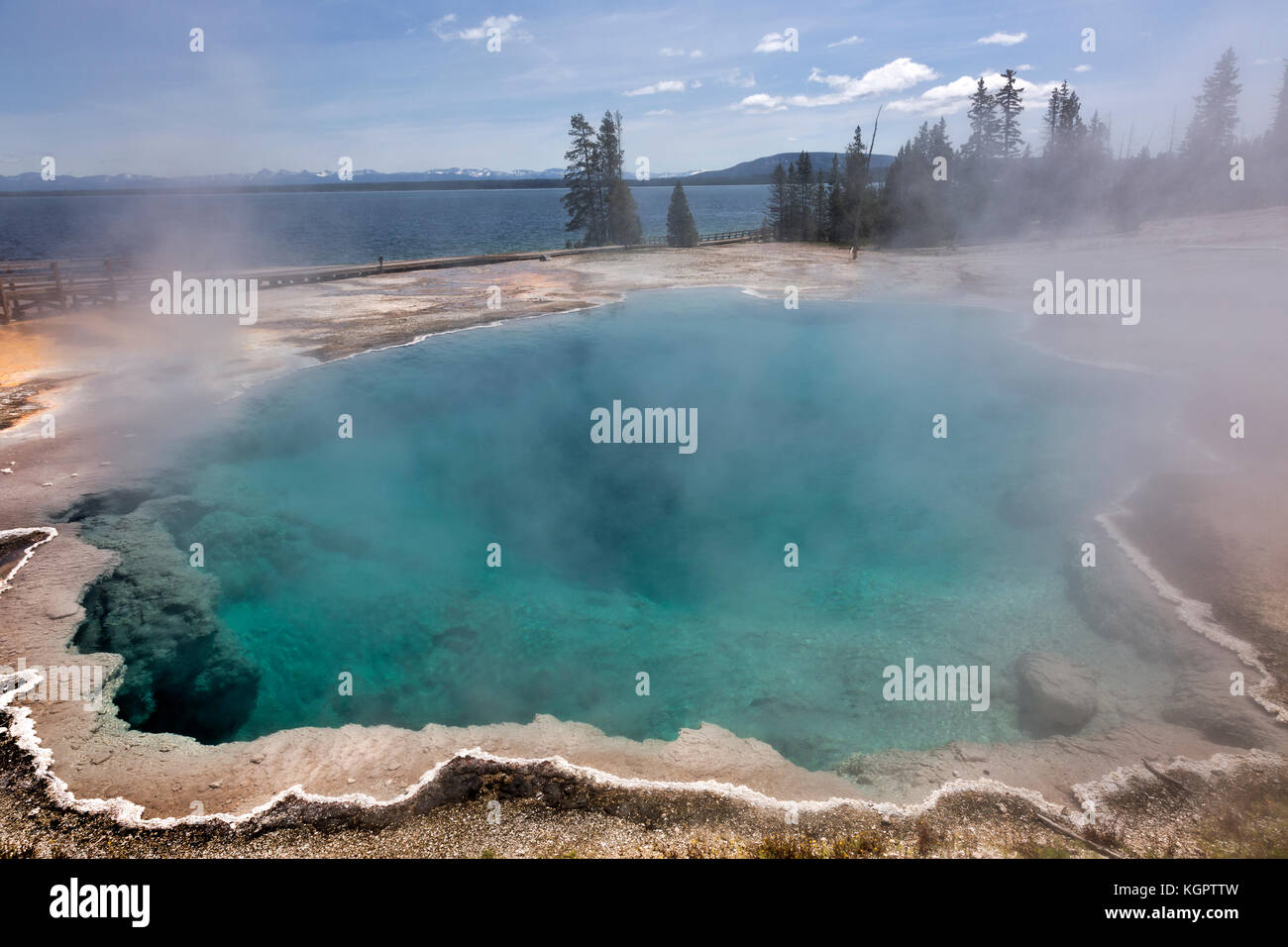 Thermal pool yellowstone thermal pool hi-res stock photography and ...