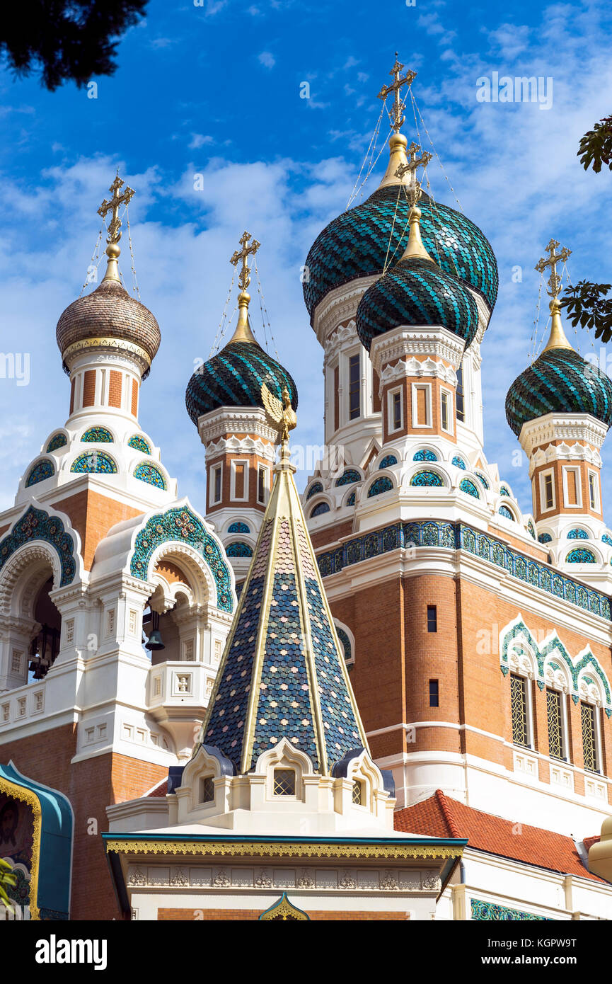 Europe. France. Alpes-Maritimes (06) Nice. The Russian Orthodox ...