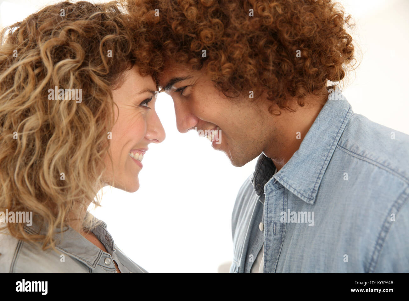 Looking Into Each Others Eyes High Resolution Stock Photography and ...