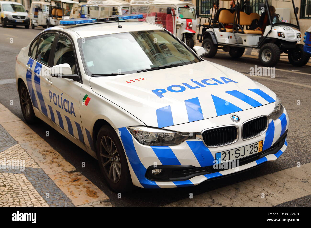 Police car portugal hi-res stock photography and images - Alamy
