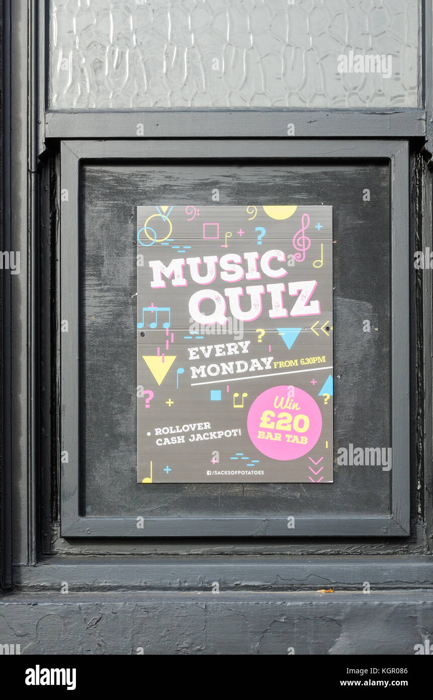 Quiz poster hi-res stock photography and images - Alamy