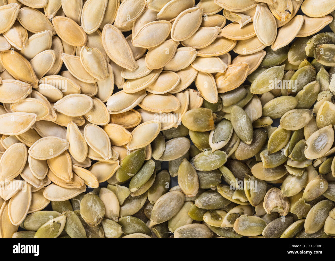 food background, texture of pumpkin seeds close-up Stock Photo - Alamy