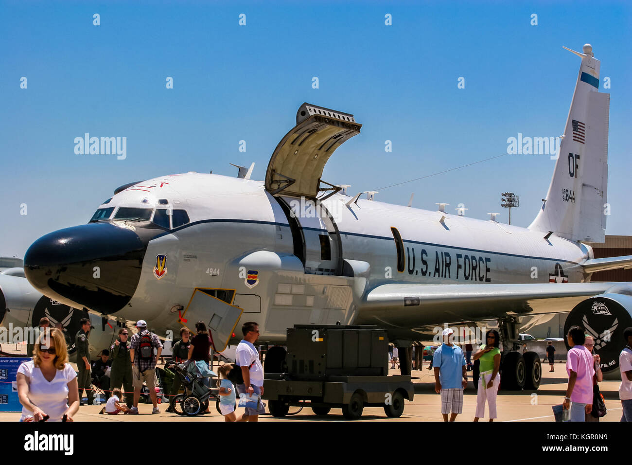 BARKSDALE, USA - APRIL 22, 2007: Boeing RC-135 Rivet Joint ...