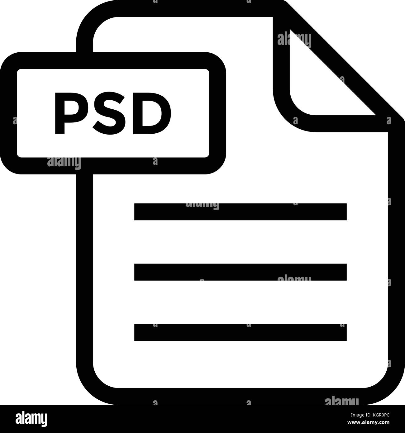File psd Stock Vector Images - Alamy