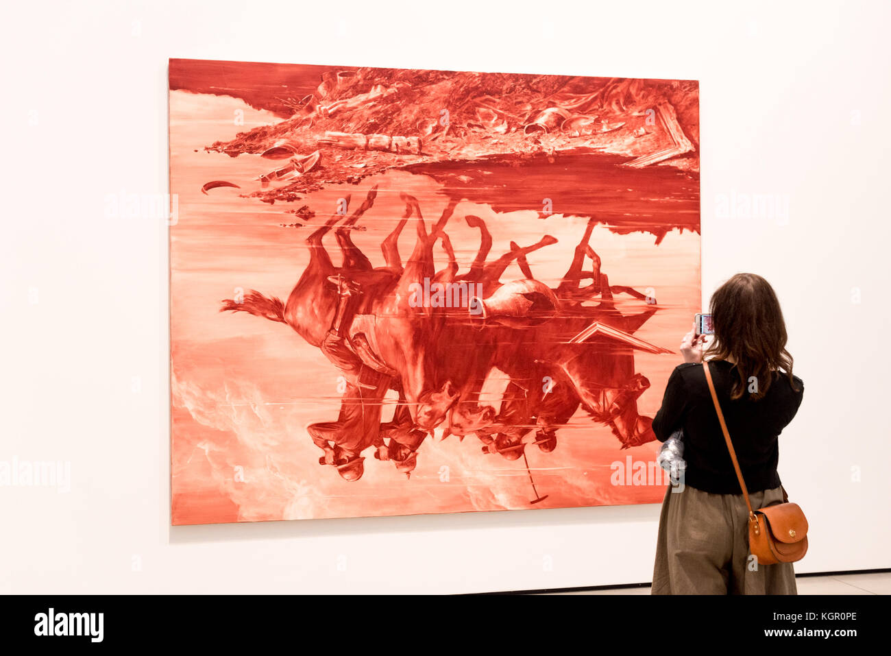 LOS ANGELES, CA - February 5, 2017: Artwork by Mark Tansey - Forward ...