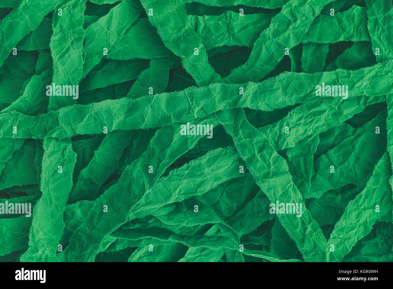 Torn and crumpled green paper background. Close up Stock Photo - Alamy