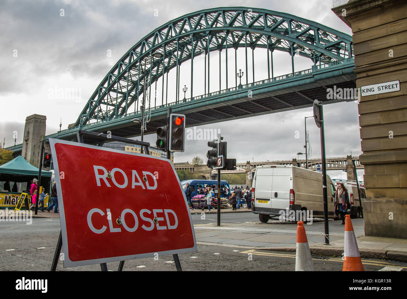 The iconic Tyne Bridge in Newcastle-upon-Tyne Stock Photo - Alamy