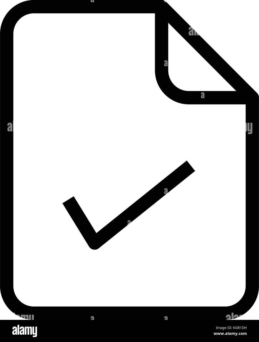 Documentation check Stock Vector Images - Alamy