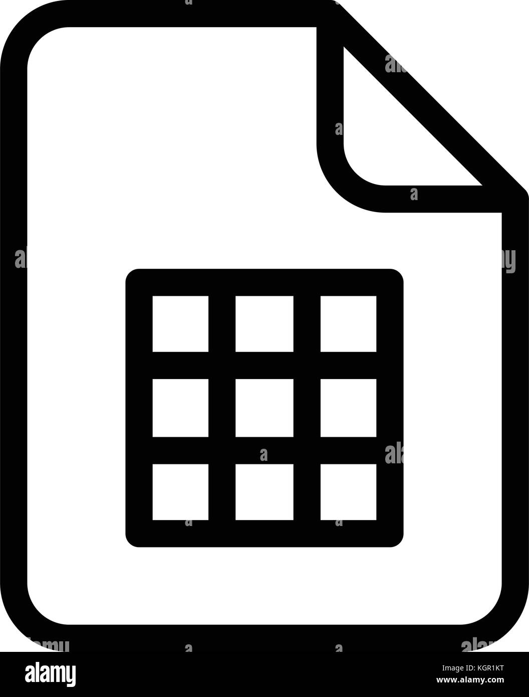 Excel file Stock Vector Images - Alamy