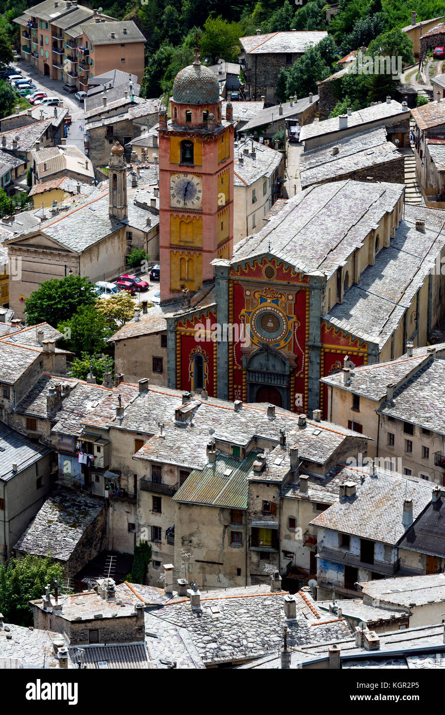 Europe. France. Alpes Maritimes. The village of Tende Stock Photo - Alamy