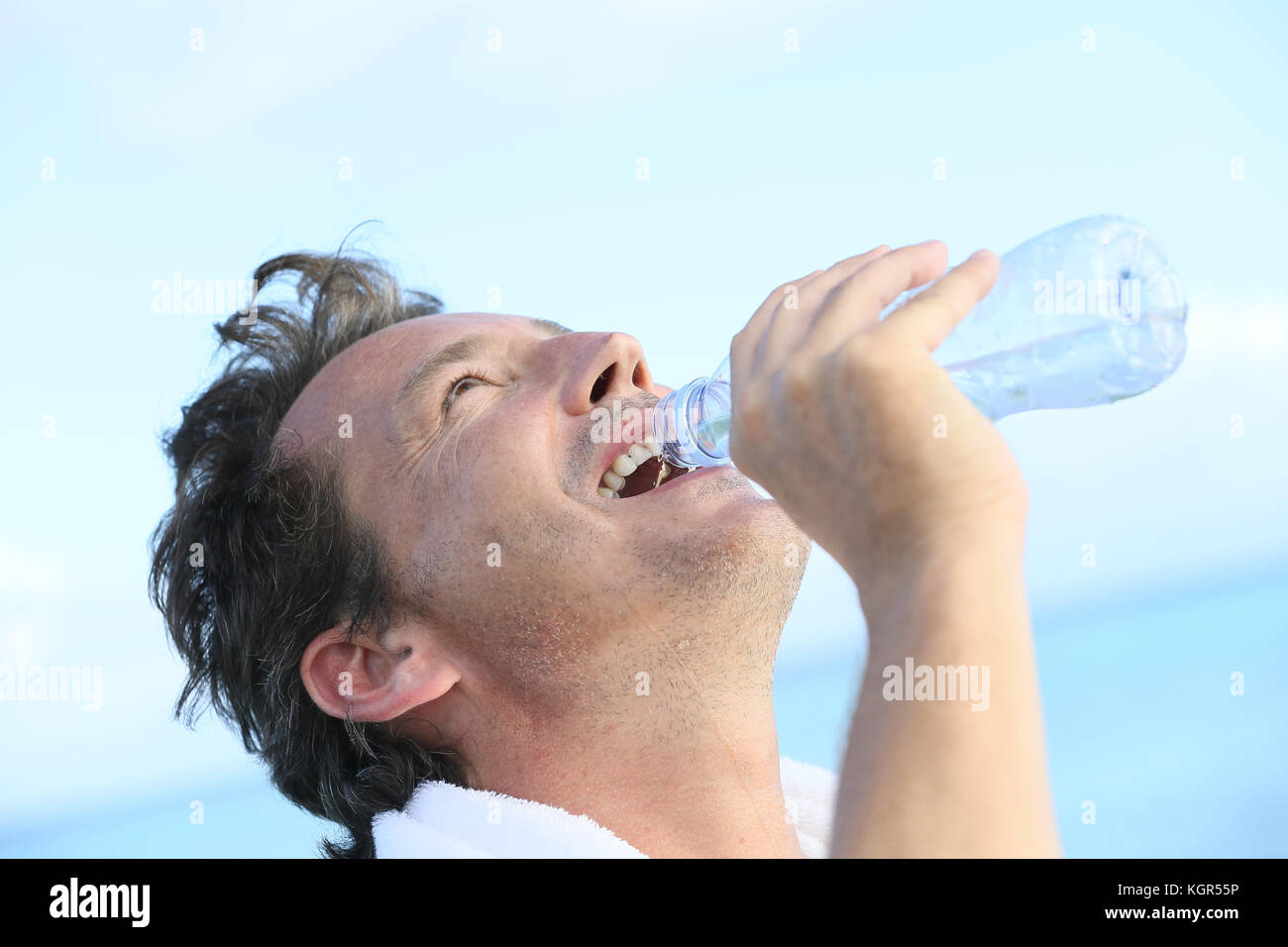 Hydration handsome hi-res stock photography and images - Alamy