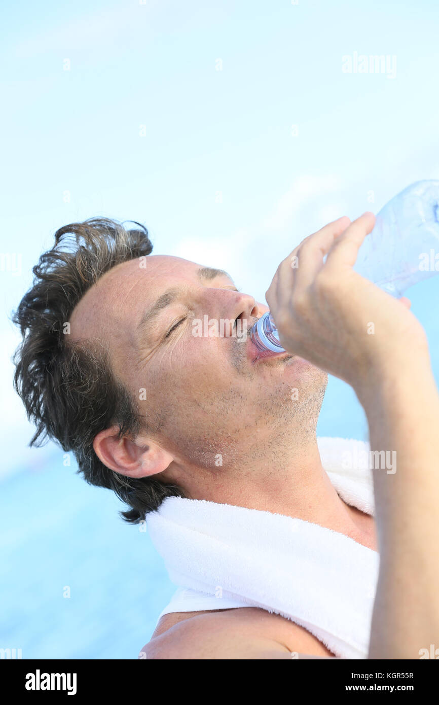 Hydration handsome hi-res stock photography and images - Alamy