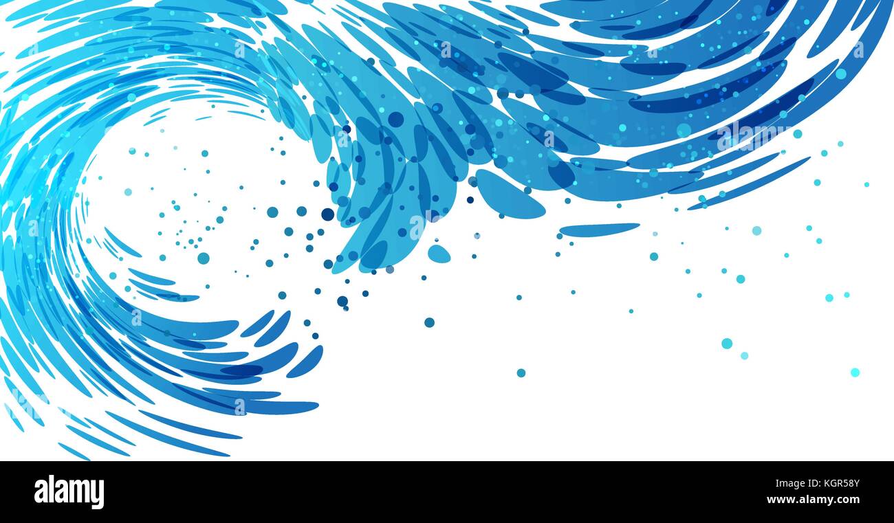 Ocean water splashing on Stock Vector Images - Alamy