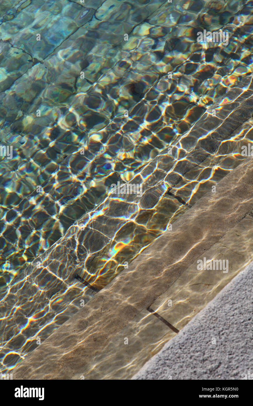 Closeup on pool water Stock Photo - Alamy