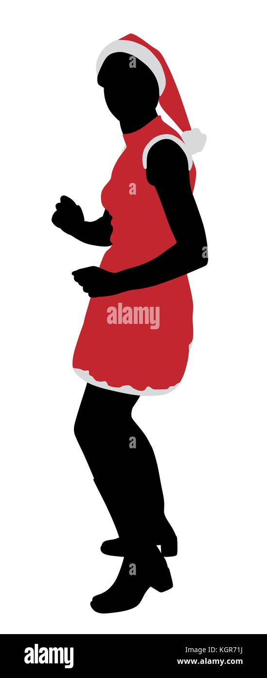 Black santa suit Stock Vector Images - Alamy