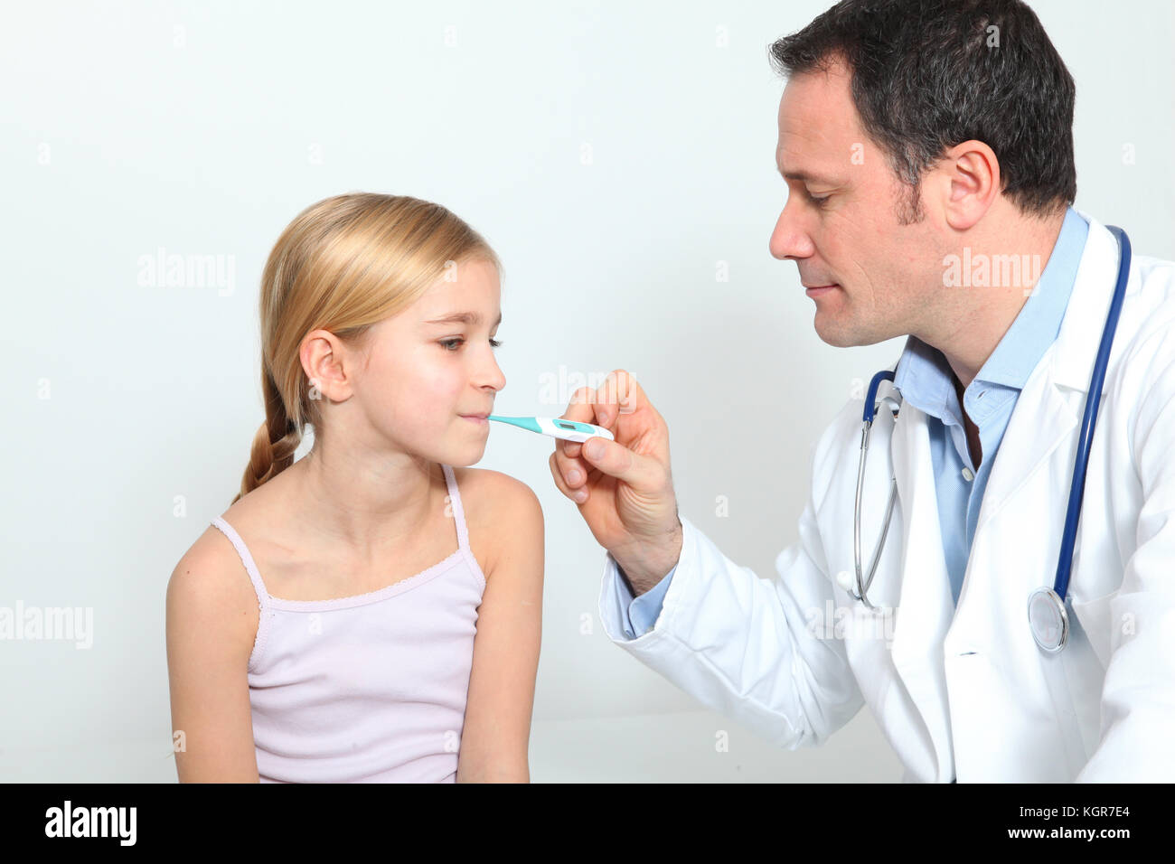 Doctor Taking Temperature