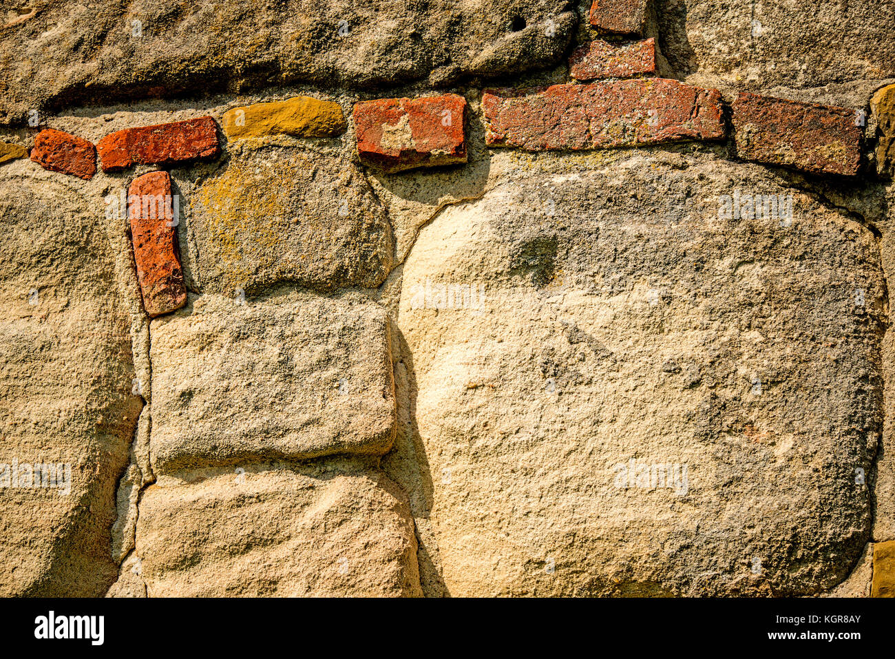 old, medieval abbey wall Stock Photo - Alamy