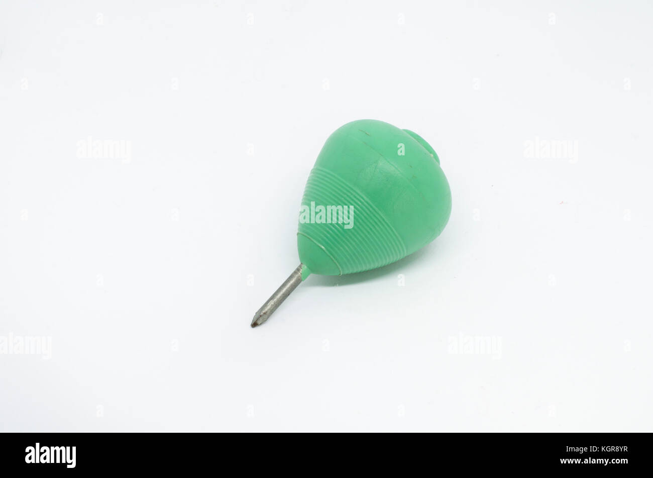 top (gasing) isolated on a white background.top (gasing) is a ...