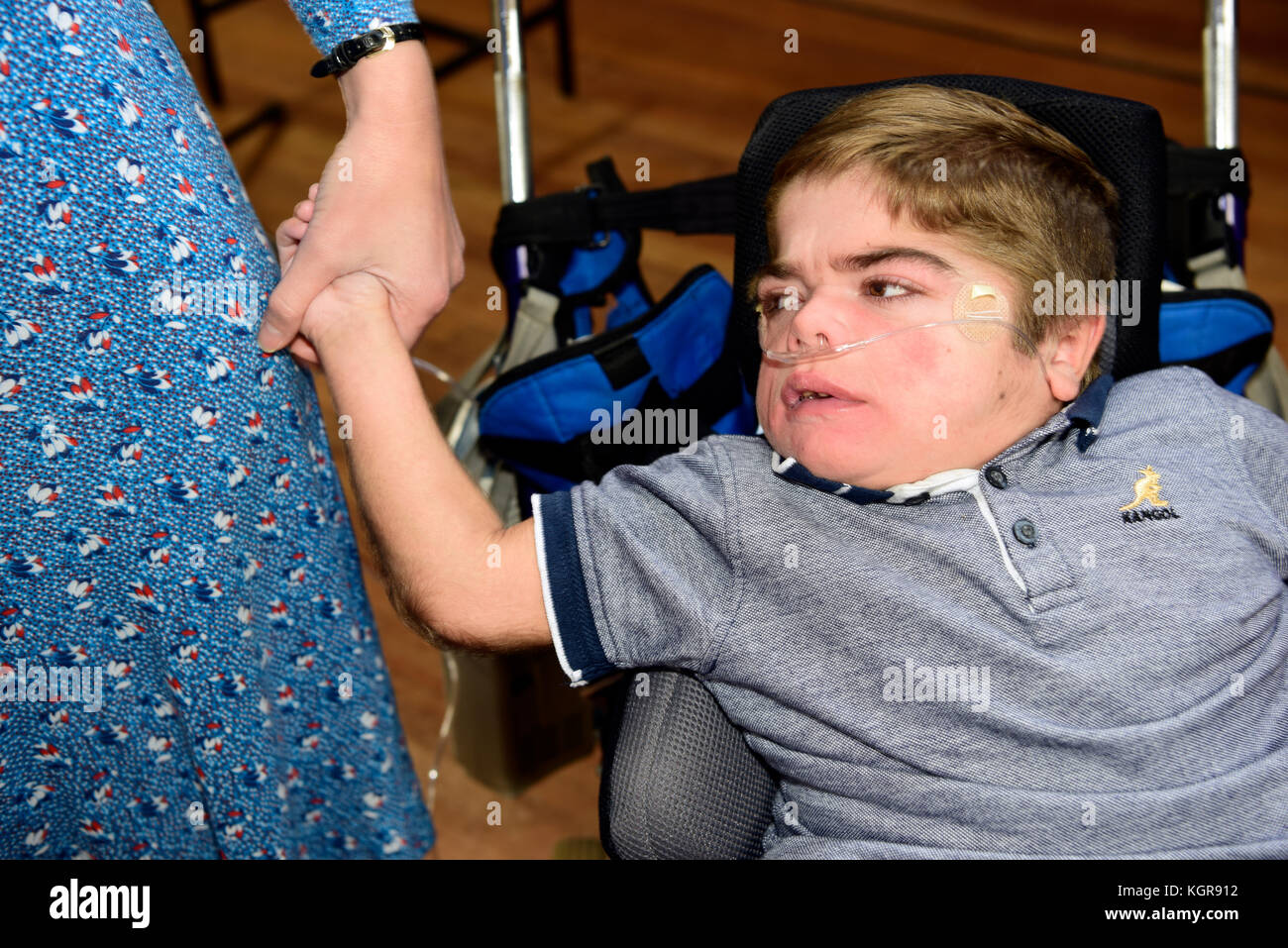 11 year old Jonathan Bryan, who suffers from Cerebral Palsy, has learnt ...