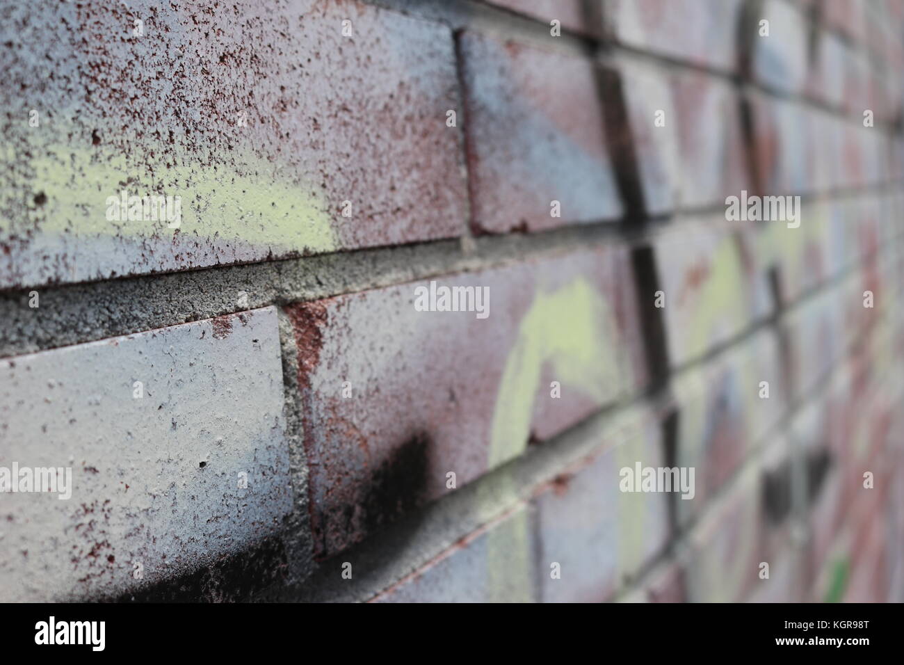 Graffiti On Brick Wall Stock Photos & Graffiti On Brick Wall Stock ...