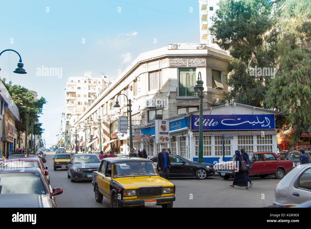 Old Building Alexandria Egypt Stock Photos & Old Building Alexandria ...