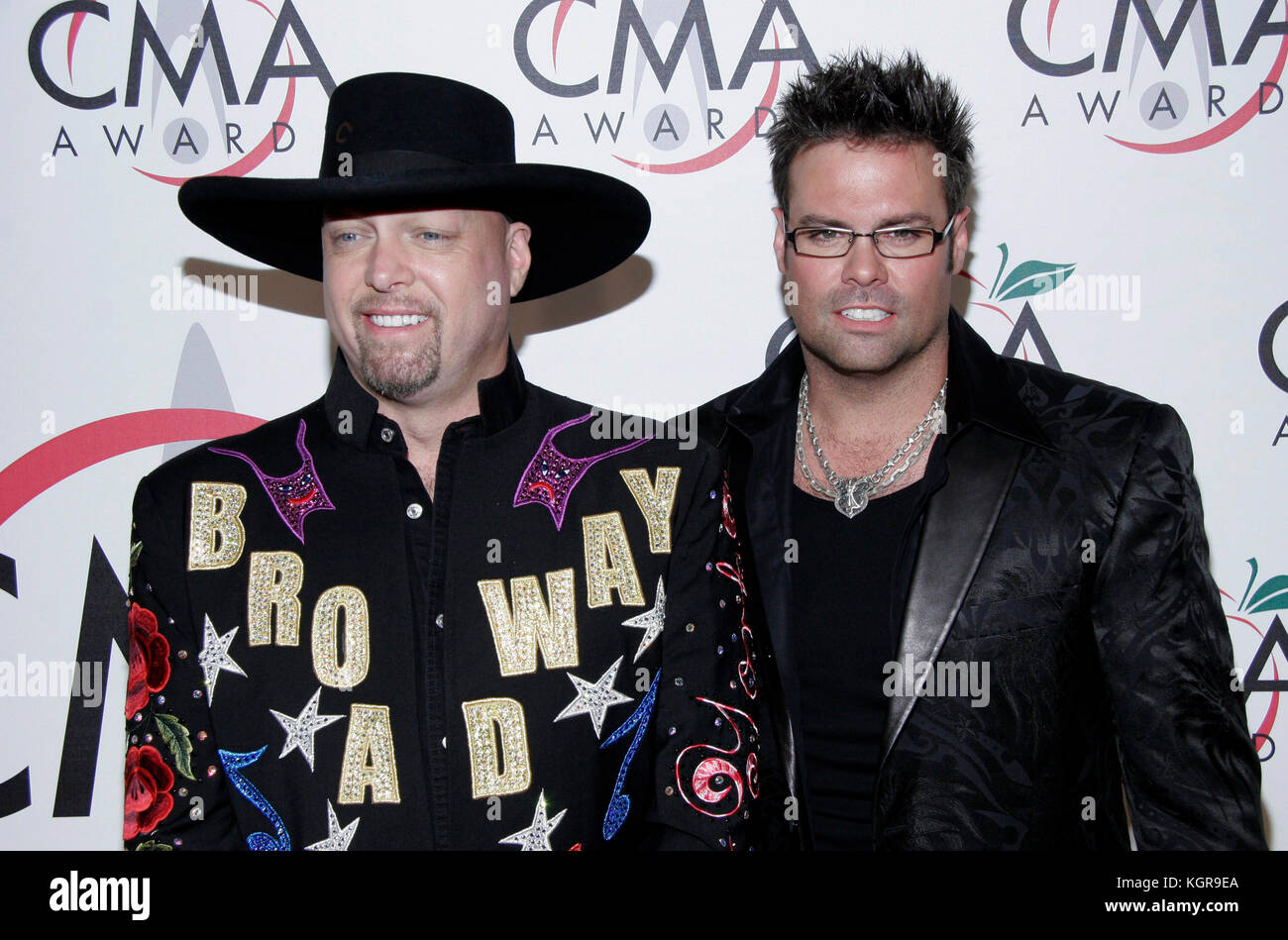 Singers Eddie Montgomery and Troy Gentry attend the Country Music ...