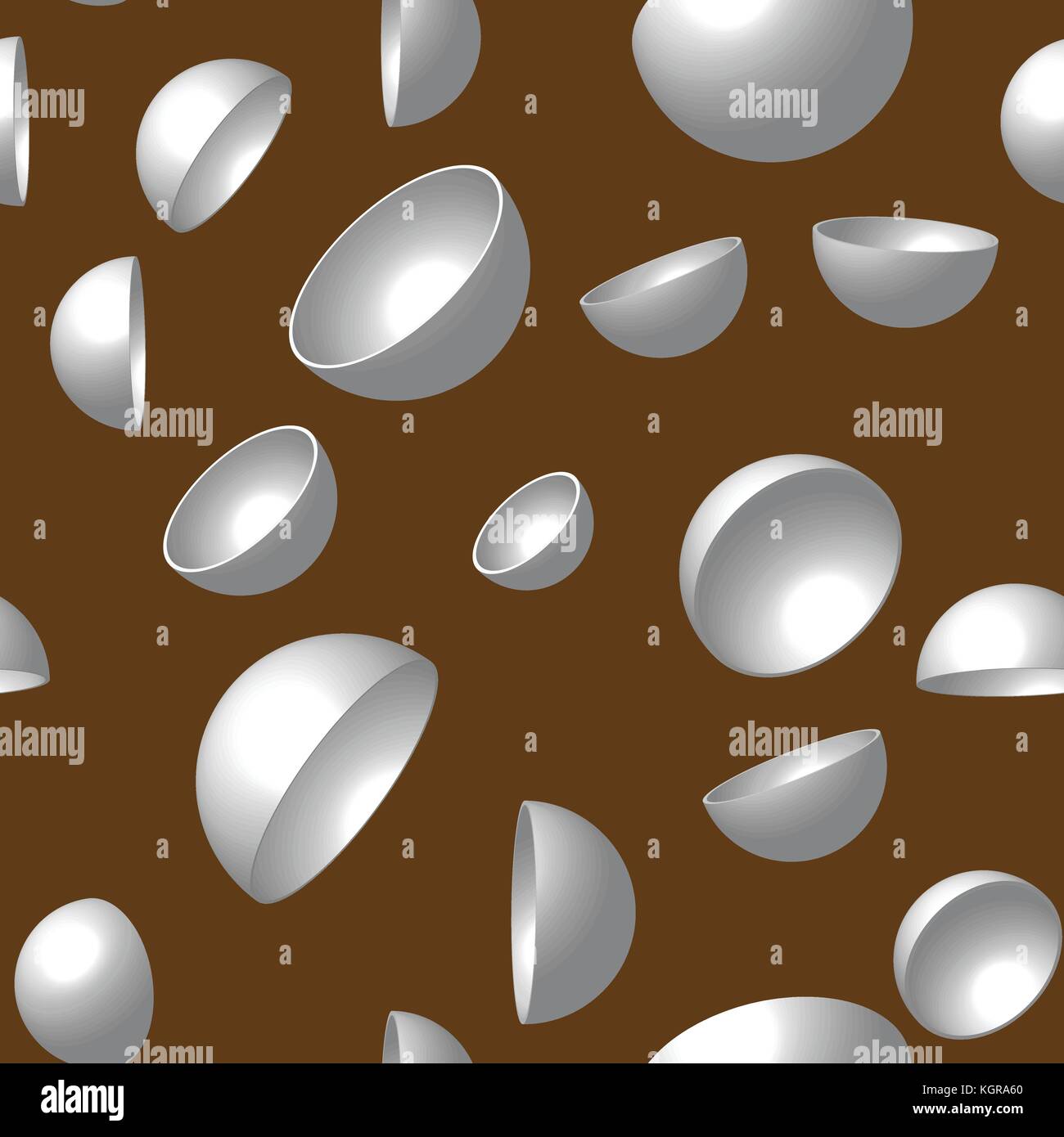 Gray Hemispheres Seamless Pattern Stock Vector Image & Art - Alamy
