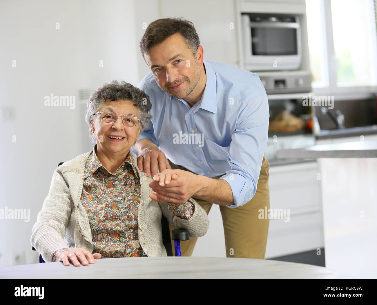 Supporting elderly hi-res stock photography and images - Alamy