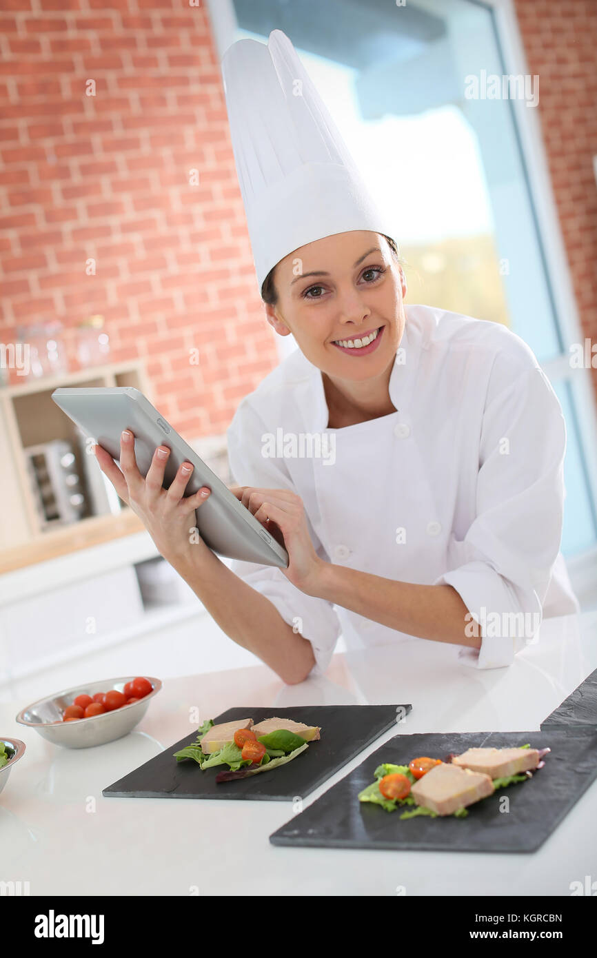Professional cook in kichen hi-res stock photography and images - Alamy