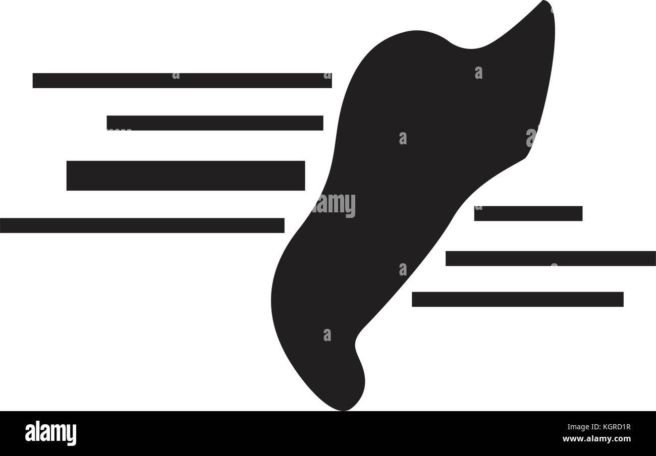 Express delivery black icon Stock Vector Images - Alamy