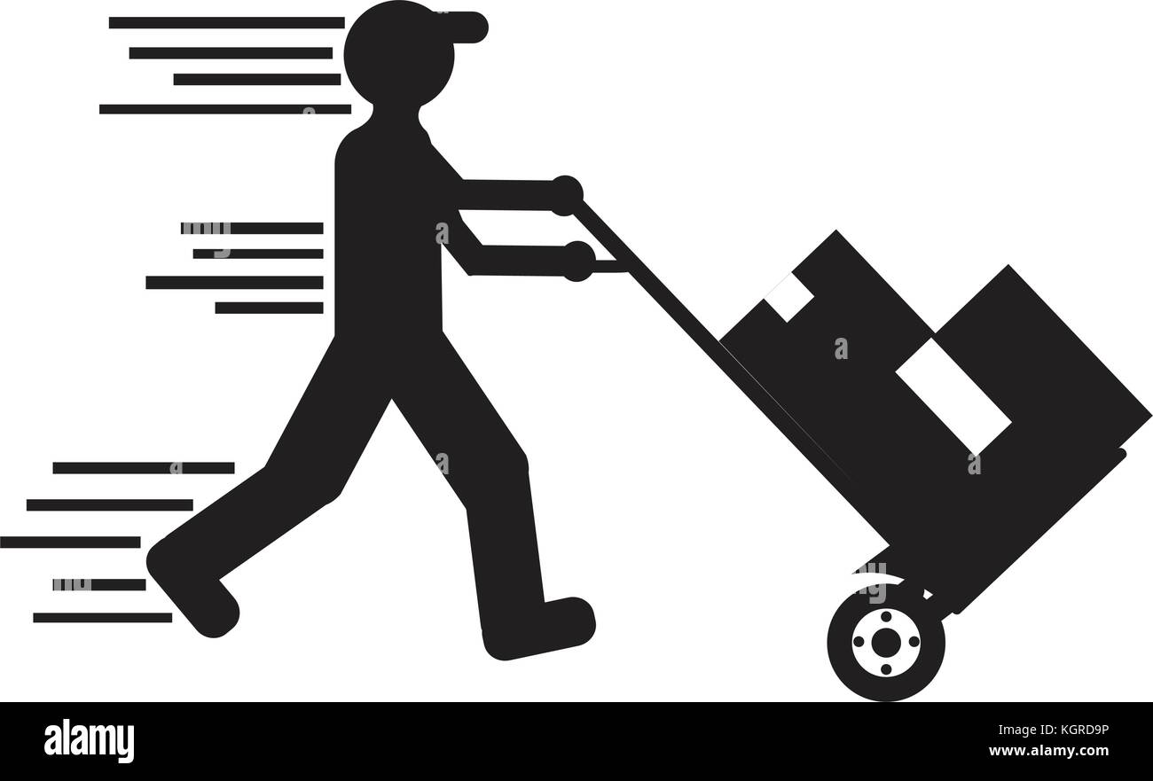 Isolated delivery icon Stock Vector Image & Art - Alamy