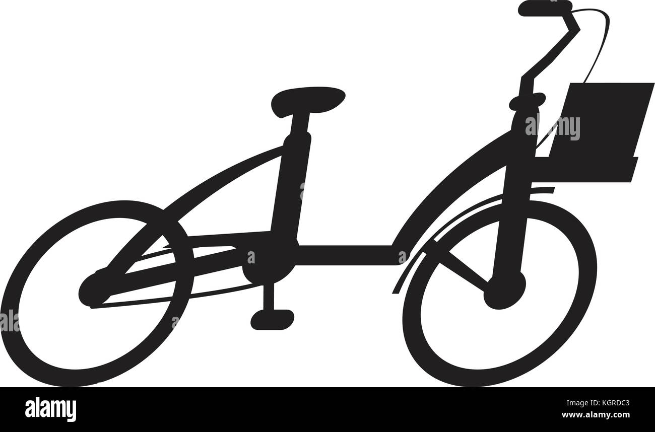 Isolated bicycle Stock Vector Images - Alamy