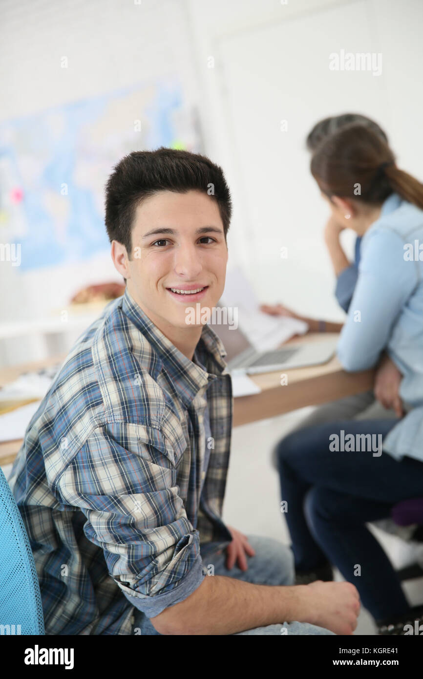 College boy hi-res stock photography and images - Alamy