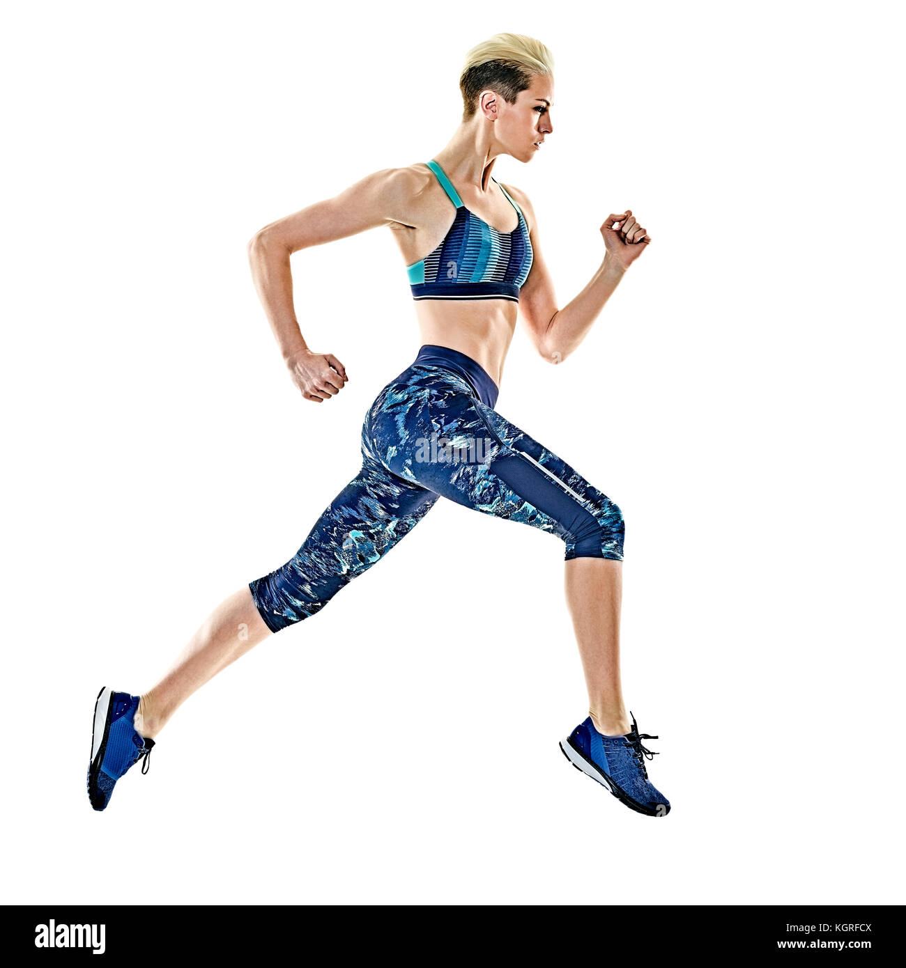 Woman Runner Running