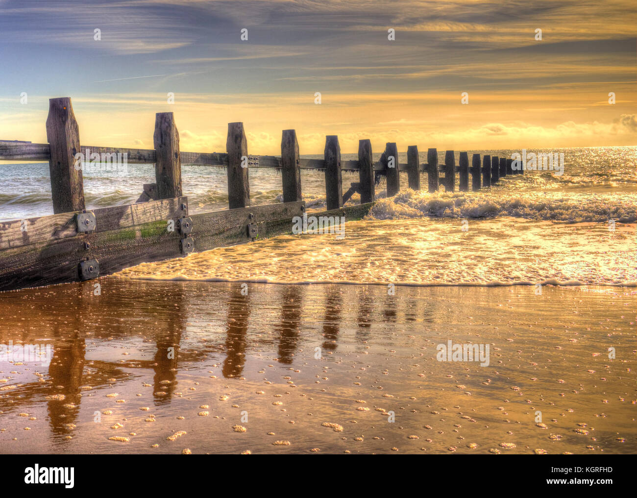 Groyne at dawlish warren hi-res stock photography and images - Alamy